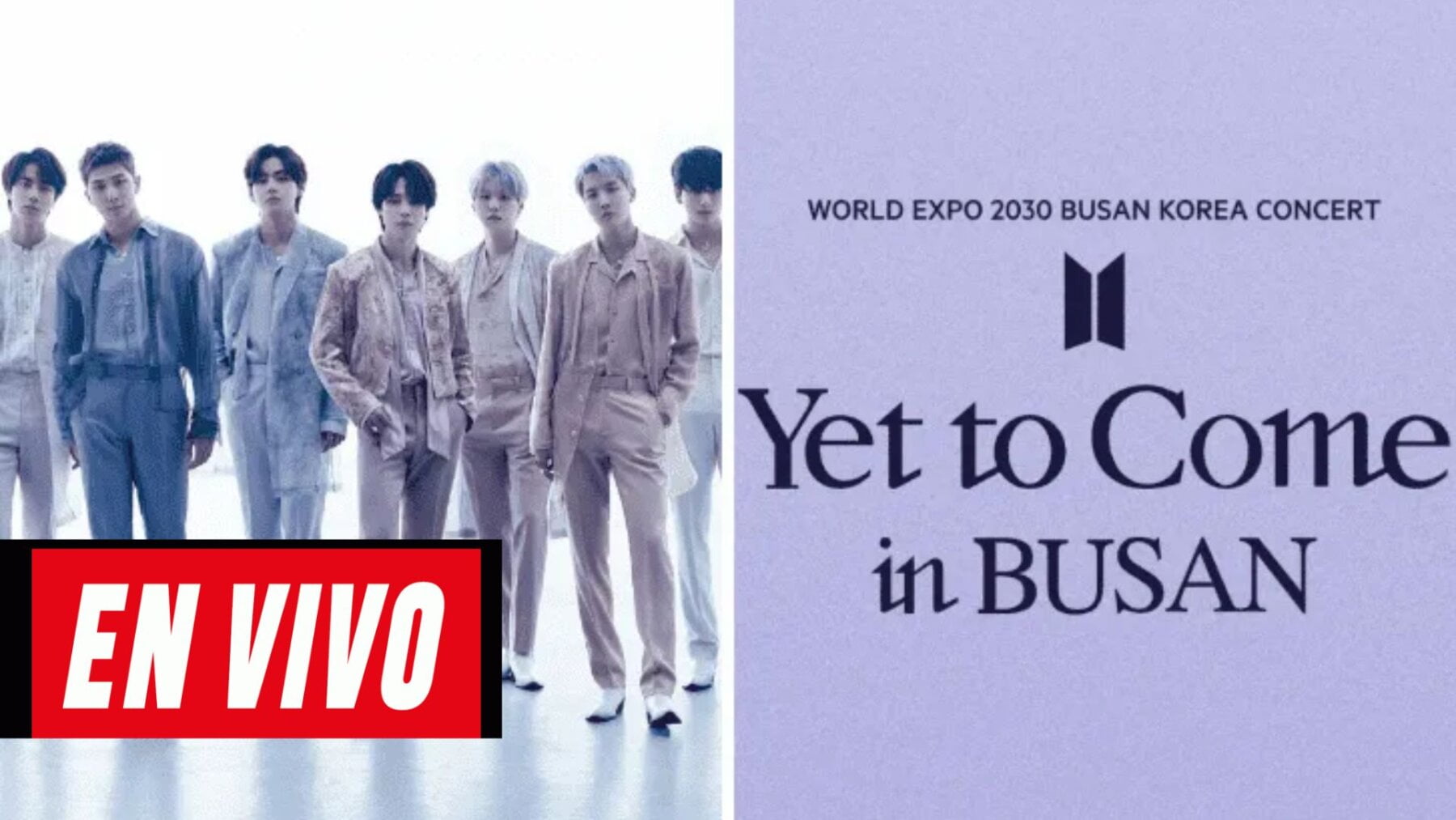 Concierto de BTS EN VIVO Hoy: Yet to come in Busan - Infozport